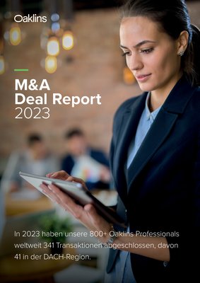 M&A Deal Report 2023 | Oaklins Germany: M&A-Beratung für mittelständische Unternehmen weltweit